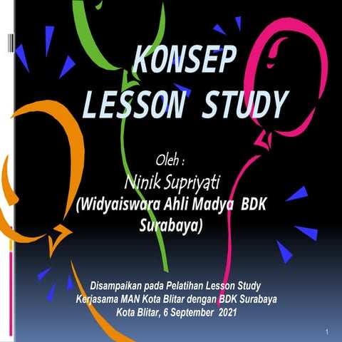 Materi tentang Konsep Lesson Study untuk dipelajari | PPTX