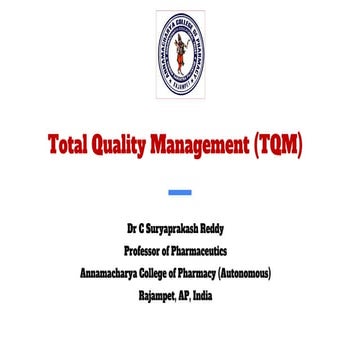 Total Quality Management | PPTX