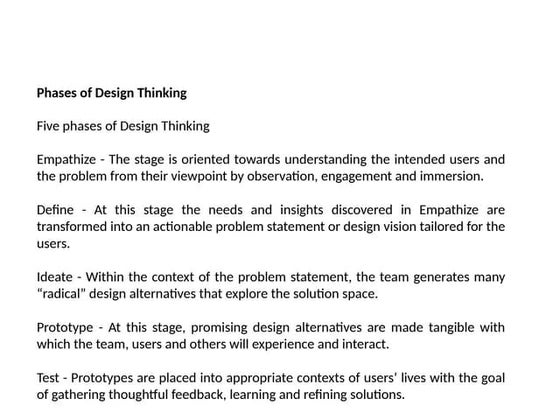 Design thinking notes | PDF