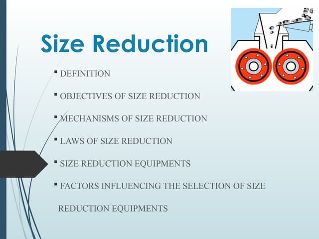 Size reduction | PDF