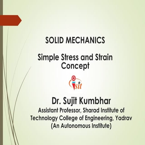 1.Solid Mechanics- simple stress & strain.ppt