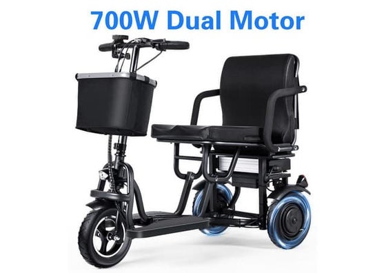 TopMate ES33 Powered Mobility Scooter – 3-Wheel Foldable Trike with ...