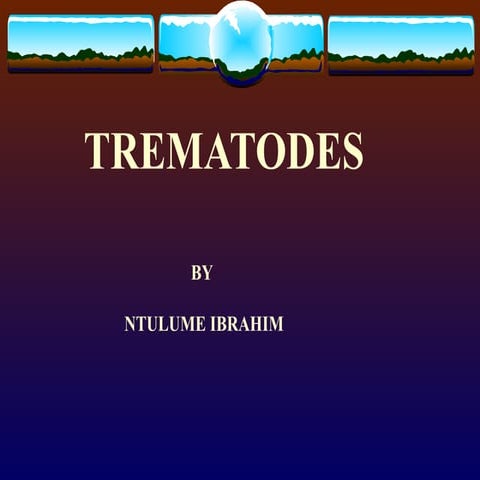 Intestinal Trematodes cause mode of transmission and treatment | PPT