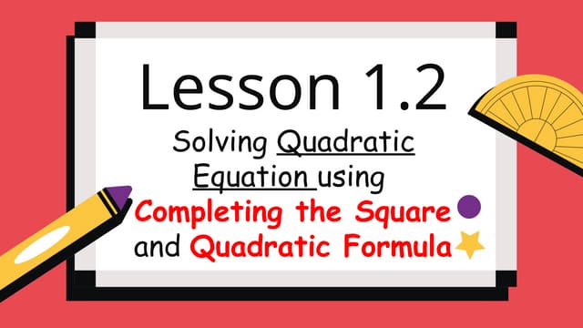 Week 9-Quadratic Function.pptx