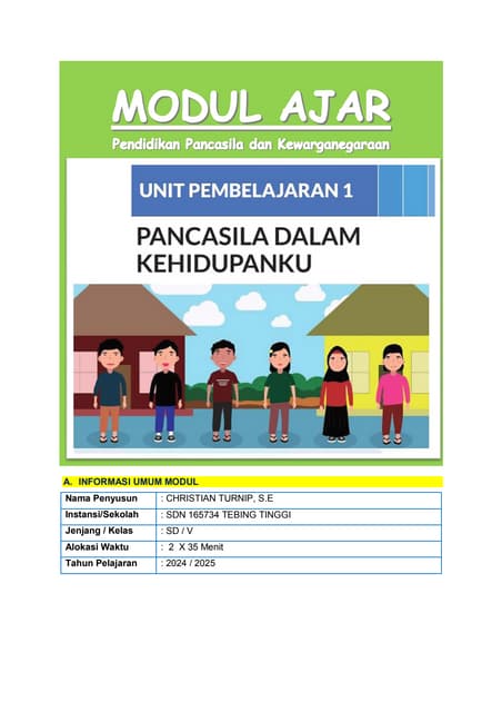 Modul Ajar PPKn Kls 5_Norma dalam Kehidupanku.pdf