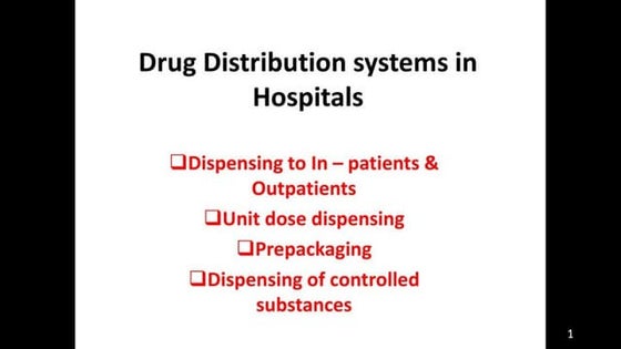 NARCOTICS- POLICY AND PROCEDURES FOR ITS USE | PPTX