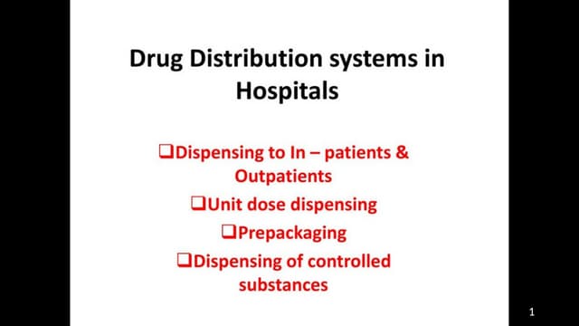 NARCOTICS- POLICY AND PROCEDURES FOR ITS USE | PPTX