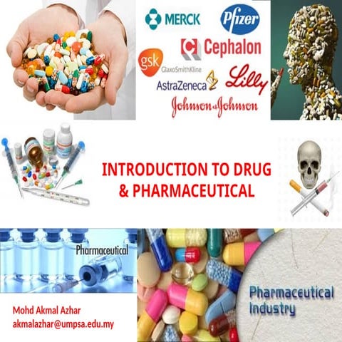 1. introduction to drug. introduction to pharmaceutics | PPTX