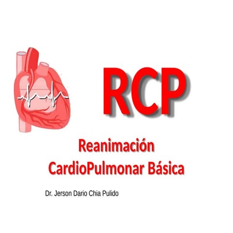 RCP - Básico. Reanimación Cardiopulmonar Básica | PPT