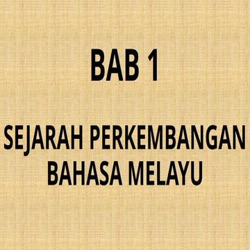 Bahasa Melayu Klasik Stpm Sem 1 Pptx