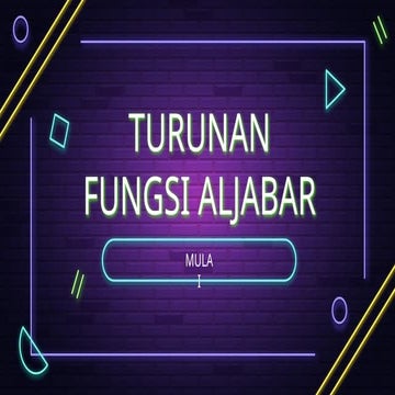Materi Tentang TURUNAN FUNGSI ALJABAR.pptx