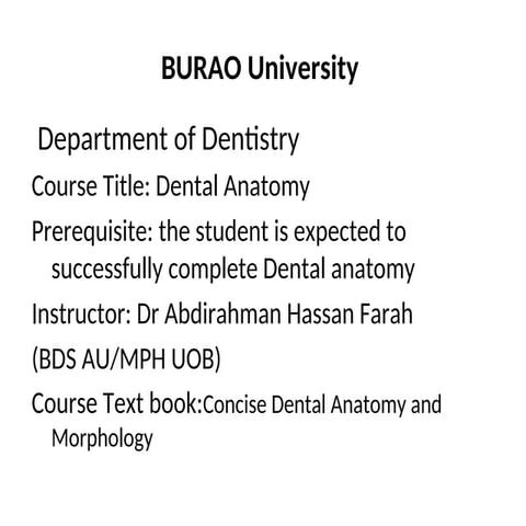 Lecture 1 _ (2_2_2016) Introduction to dental anatomy .ppt.pptx