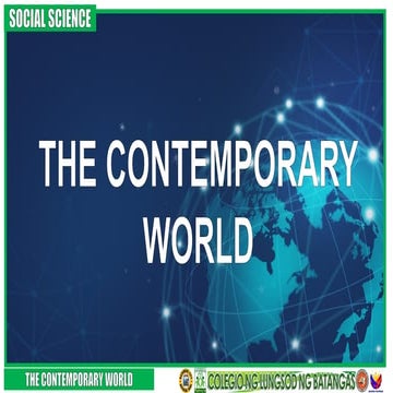 1.-Understanding-Globalization in the Contemporary World | PPTX