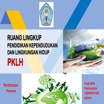 Materi Ruang Lingkup PKLH Pembelajaran berbasis STEM | PPTX