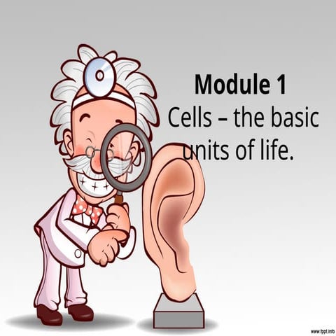 Unit 1 Cells as the basic units of life . | PPT