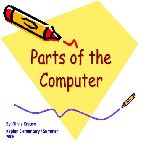 1.-PARTS-OF-A-COMPUTER. parts of a computer system | PPTX