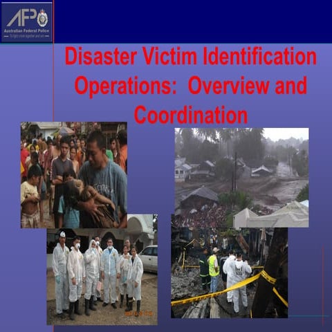 Disaster Victim Identification (DVI) | PPTX