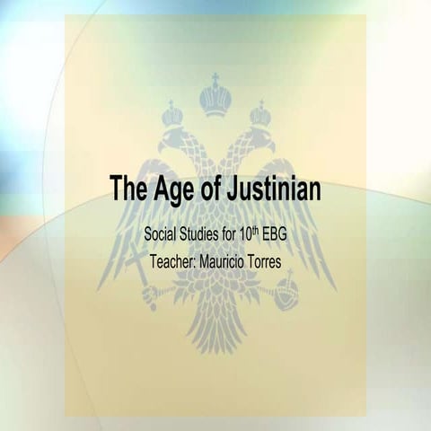 The Age of Justinian | PPTX