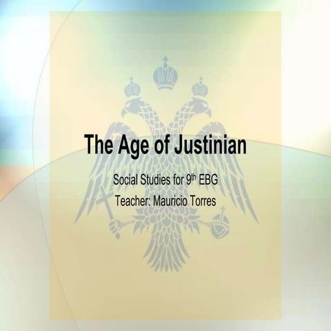 Age of Justinian | PPTX
