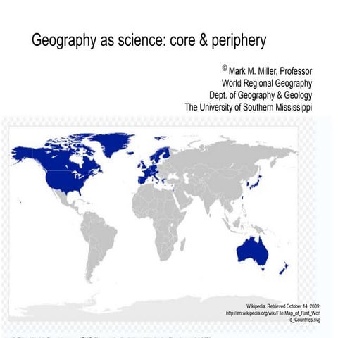 GHY101 Unit 1.3 Core & periphery | PPT