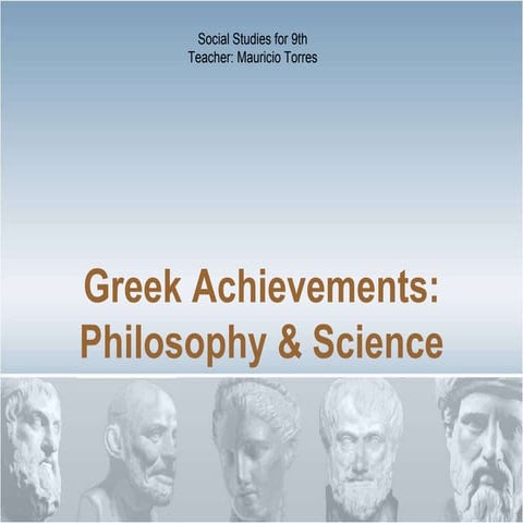 Greek philosophy | PPTX