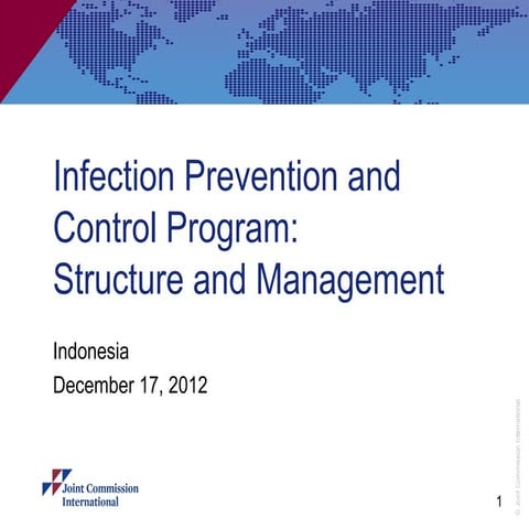 infection prevention and control program, structure and management | PPT