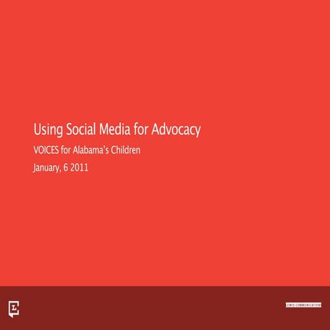 Using Social Media for Advocacy | KEY