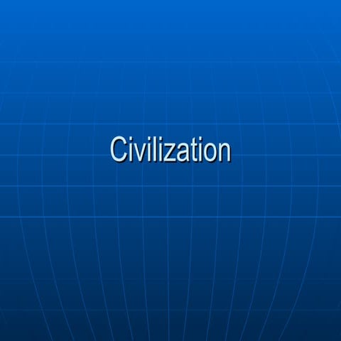 8 Features Of A Civilization | PPT