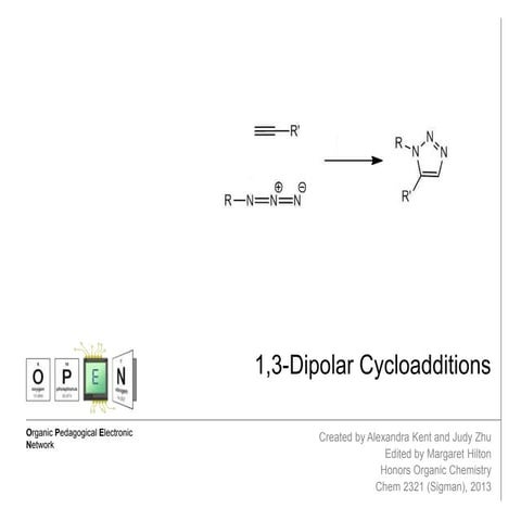 1 3-dipolar-cycloadditions | PPTX