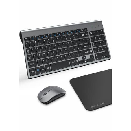 MOOJAY Ultra Slim Wireless Keyboard & Mouse Combo – Compact, Quiet, and ...