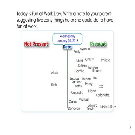 1.30.13 classwork wednesday | PPT