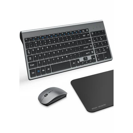 MOOJAY Ultra Slim Wireless Keyboard and Mouse Combo – Productivity ...