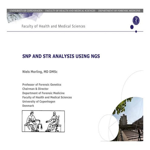 SNP and STR analysis using NGS | PDF