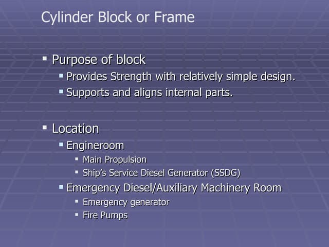 Crosshead & trunk engines | DOC