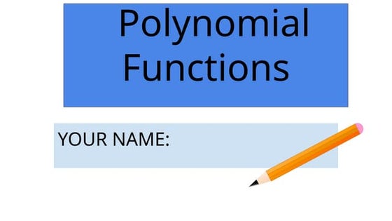 Solving Problems Involving Polynomial Functionspptx Weather Science