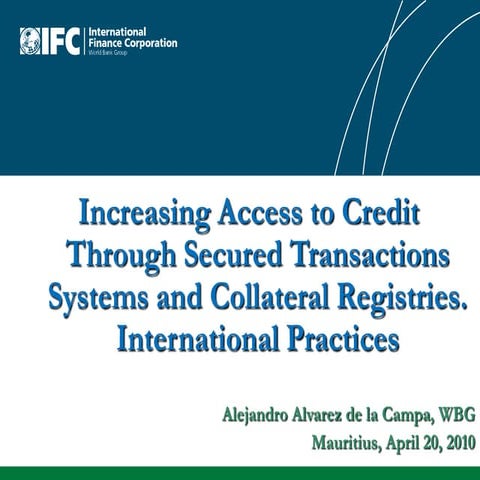 1.3 secured transactions (w bank) | PPTX