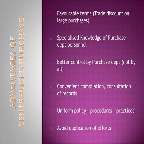 1. 4. centralized purchase | PPTX