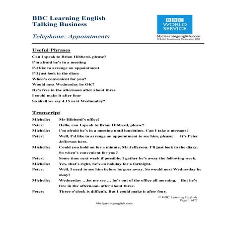 1.4 appointments | PDF