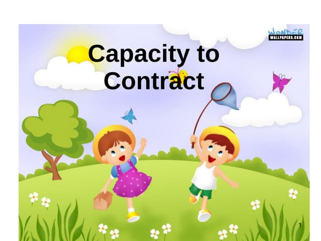 Capacity to contract | PPT