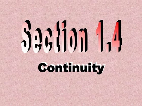 Lecture 4 The Limit Of A Function Ppt 1120