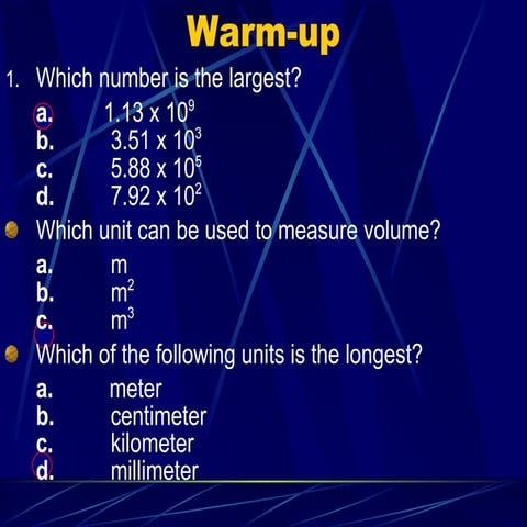 1-4 Scientific Notation | PPT