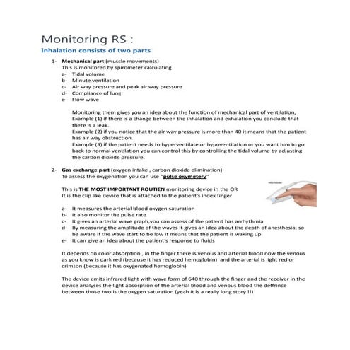 1.5 monitoring rs | DOCX | First Aid | Injuries