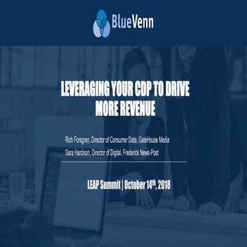 Introduction to Leveraging CDP to Drive More Revenue | PPTX