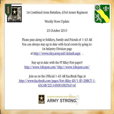 1 63 Weekly News Update October 23 | PDF