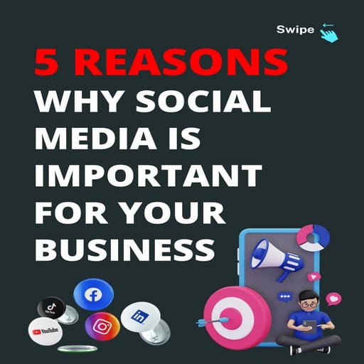 5 REASONS WHY SOCIAL MEDIA IS IMPORTANT FOR YOUR BUSINESS👇 | PDF | Marketing and Advertising ...
