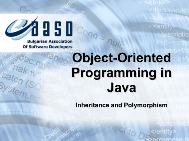 Inheritance And Polymorphism Ppt Programming Languages Computing