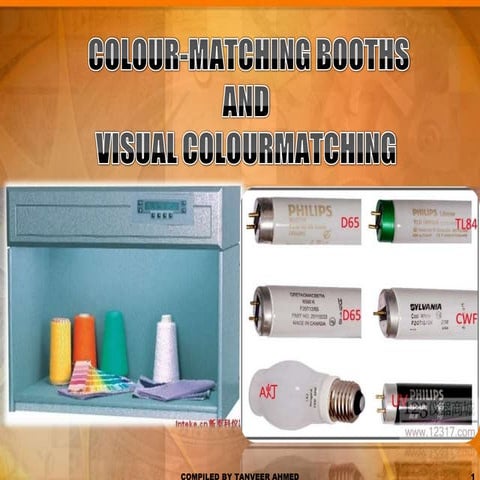 1.7 textile color matching booth | PPT