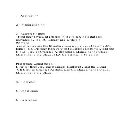 1- Abstract 2- Introduction 3- Research Paper Fi.docx | Cloud Computing ...