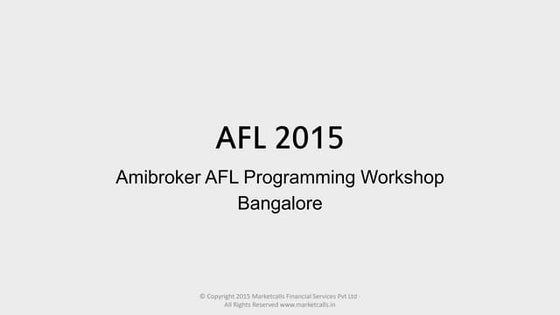 AmiBroker ApplyStop Introduction | PDF