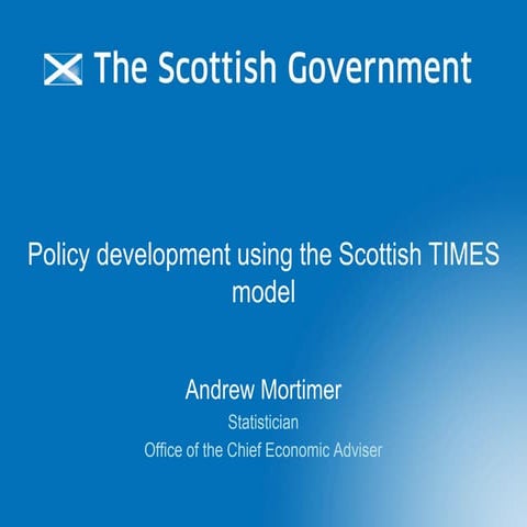Policy development using Scottish TIMES | PDF